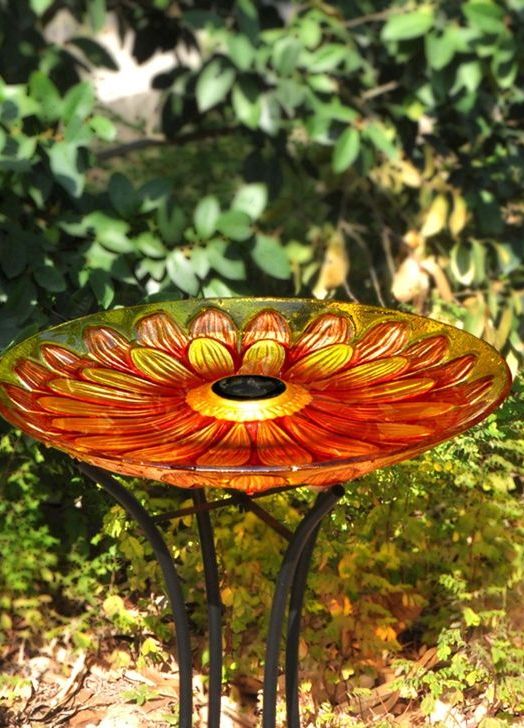 Glass bird baths store